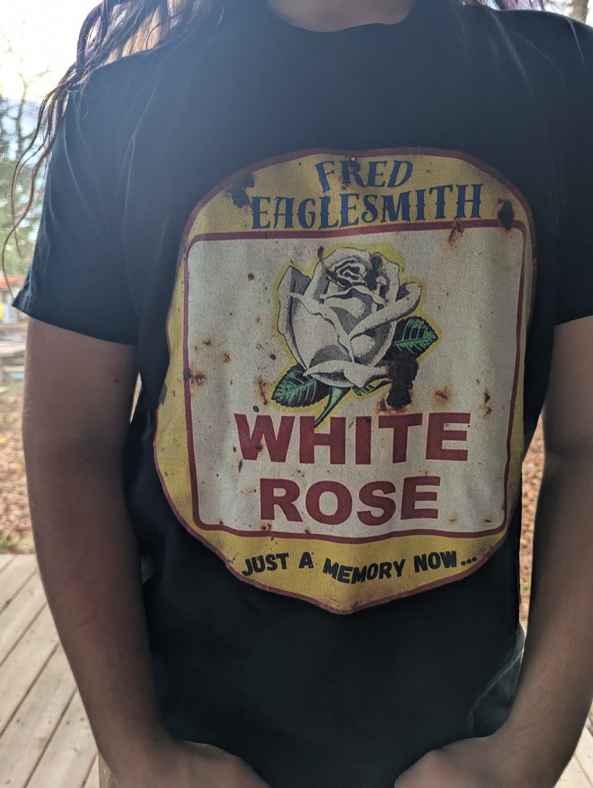 T-shirt White Rose | Fred Eaglesmith